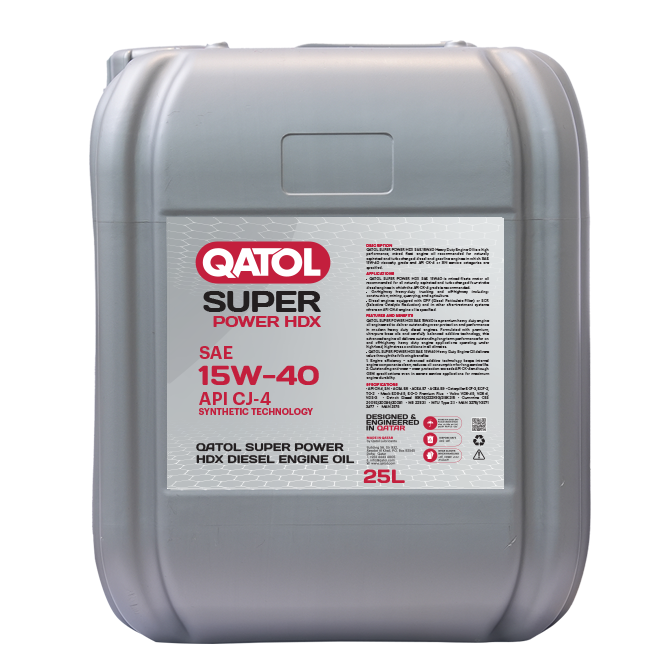 QATOL SUPER POWER HDX DIESEL ENGINE OIL SAE 10W40 API CJ-4 SYNTH ...